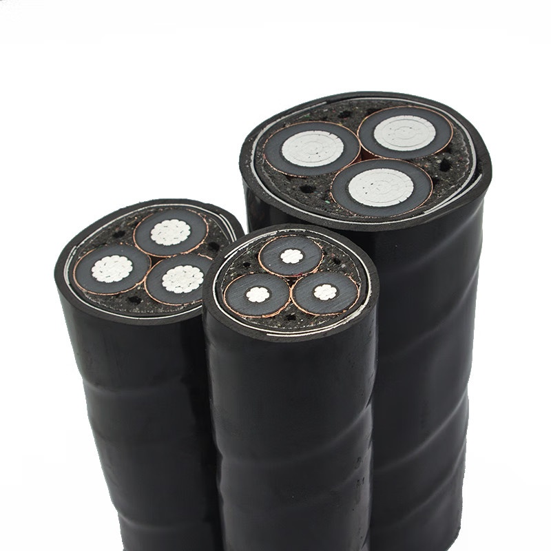3 Core XLPE Insulated Power Cable with Aluminum Conductor Medium Voltage Armoured Jacket