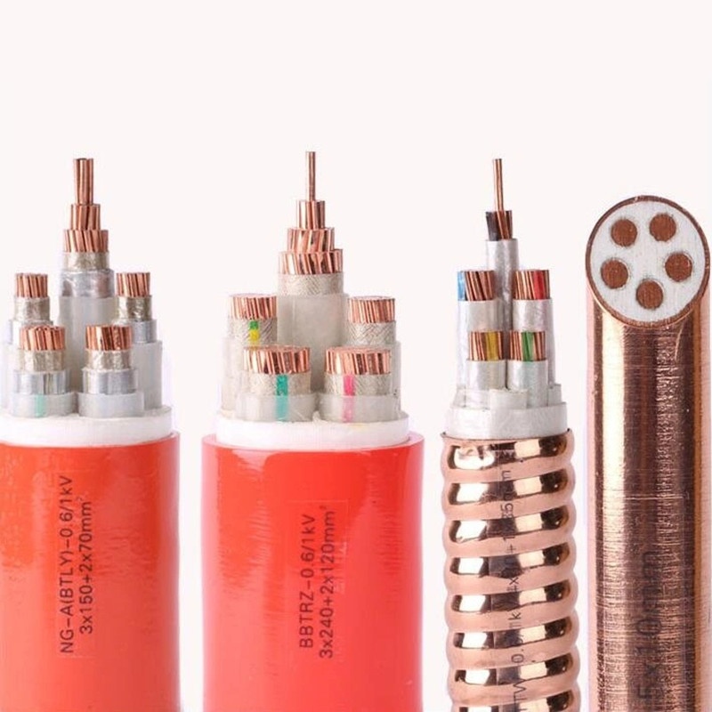 Bttrz-0.6/1kv-3*50+2*25 Low Voltage Rolled Copper Sheathed Inorganic ...