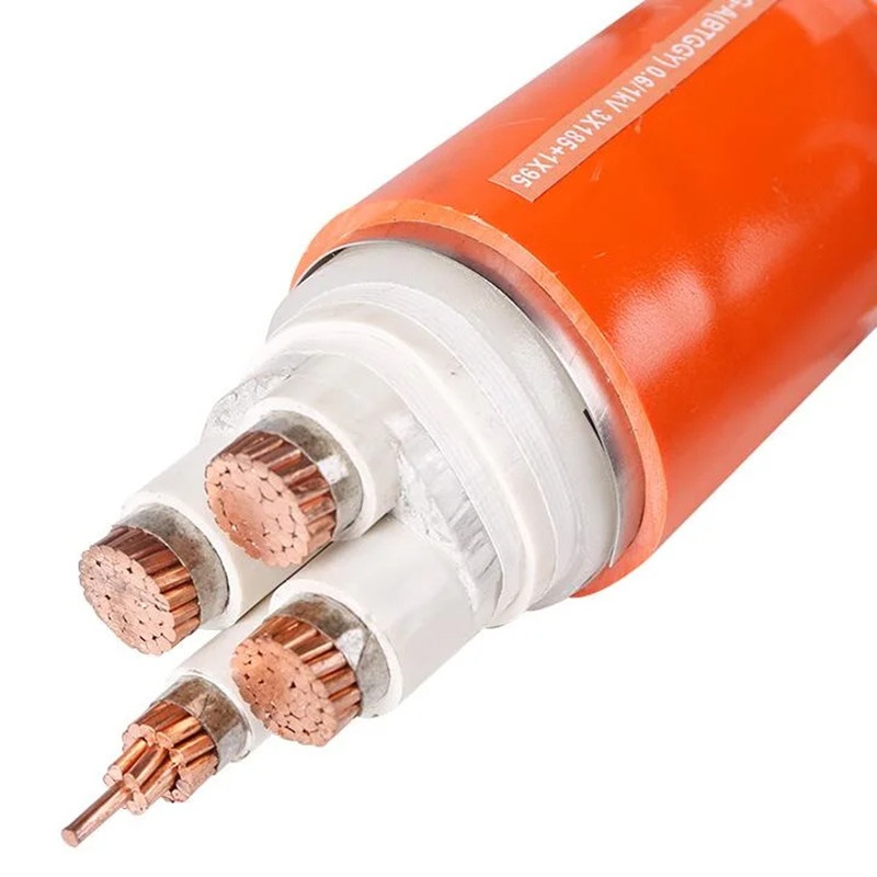 Bttrz-0.6/1kv-3*50+2*25 Low Voltage Rolled Copper Sheathed Inorganic Mineral Insulated XLPE ...